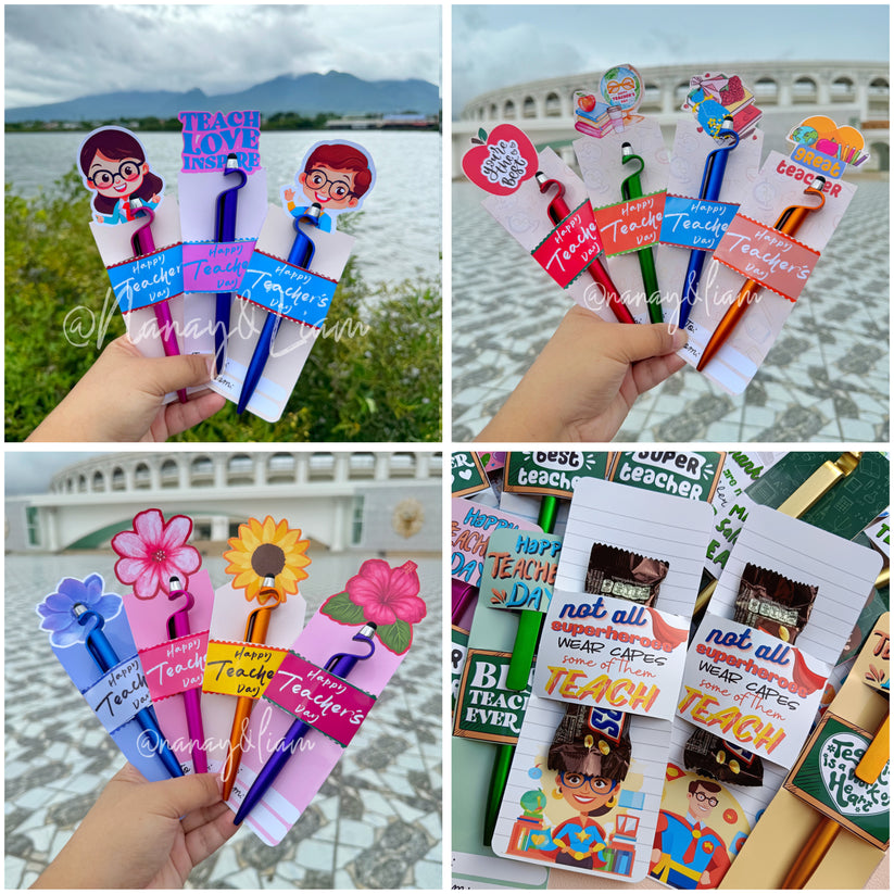 Teacher's day Pen/chocolate Sleeves – creativenanay