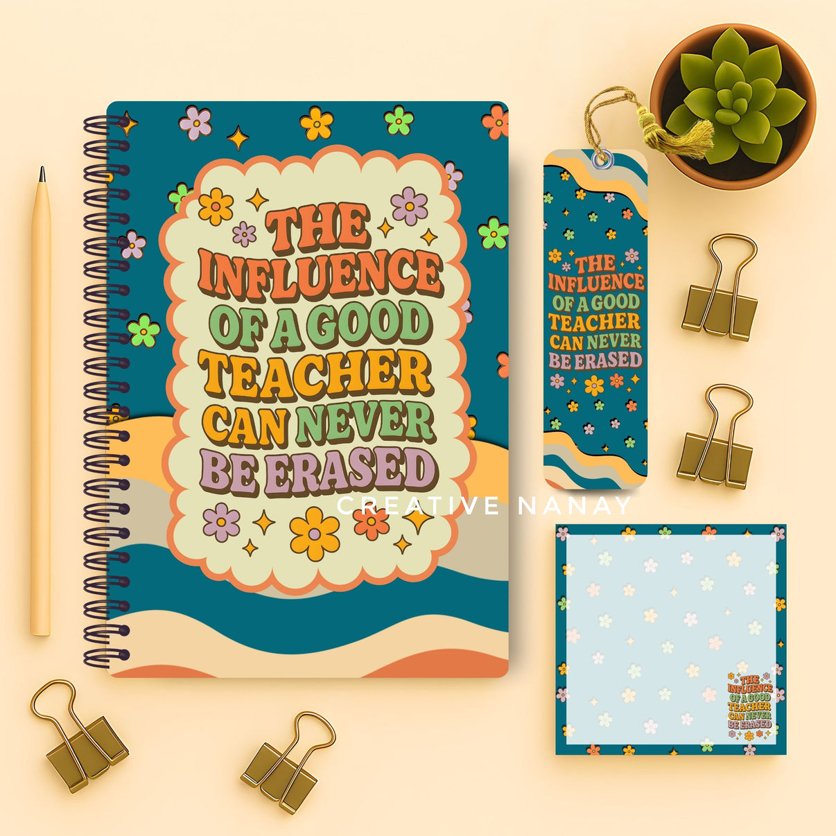 Retro Teacher's Day Set – creativenanay