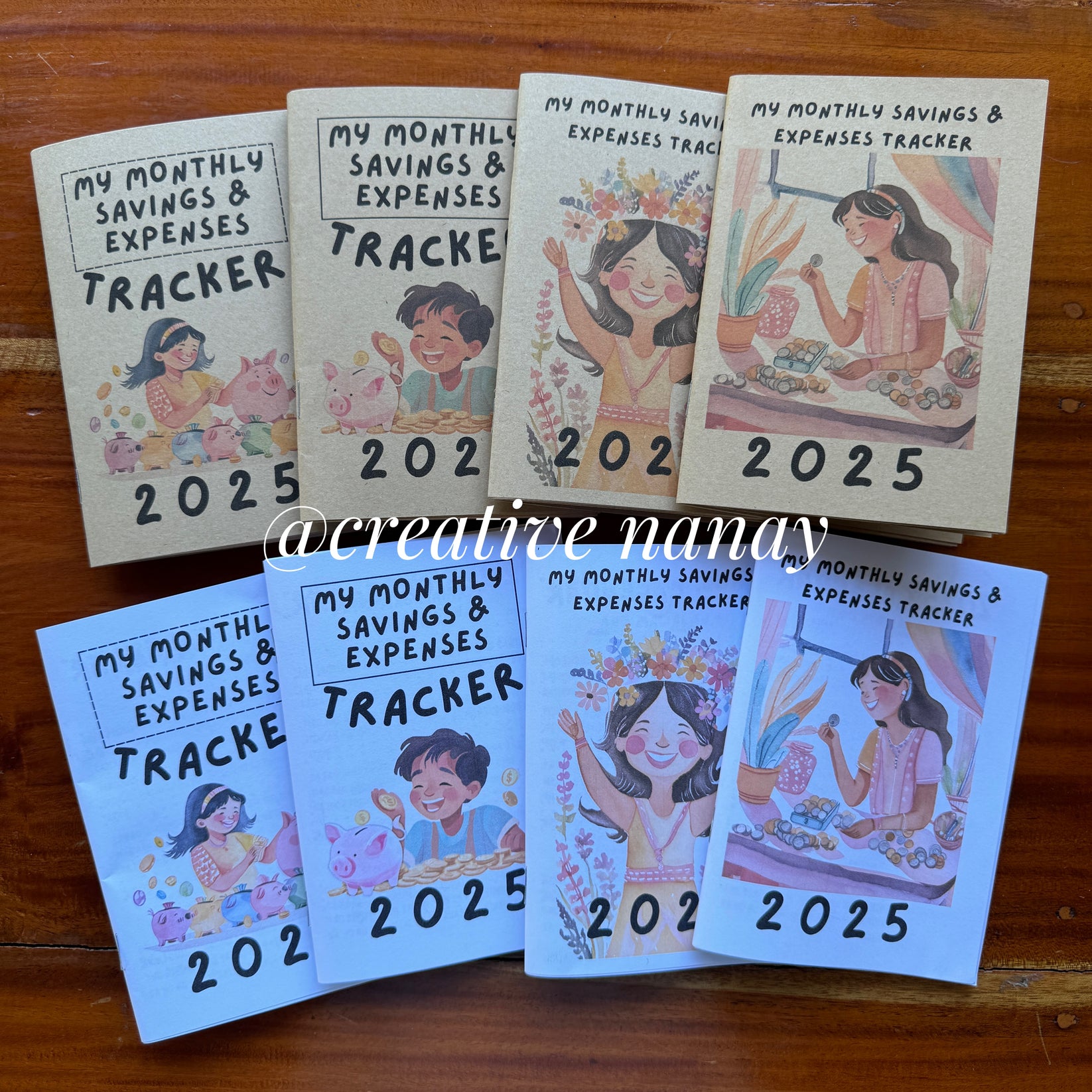 Bundle - Ipon Challenge / Savings & Expenses Tracker 2026 – creativenanay