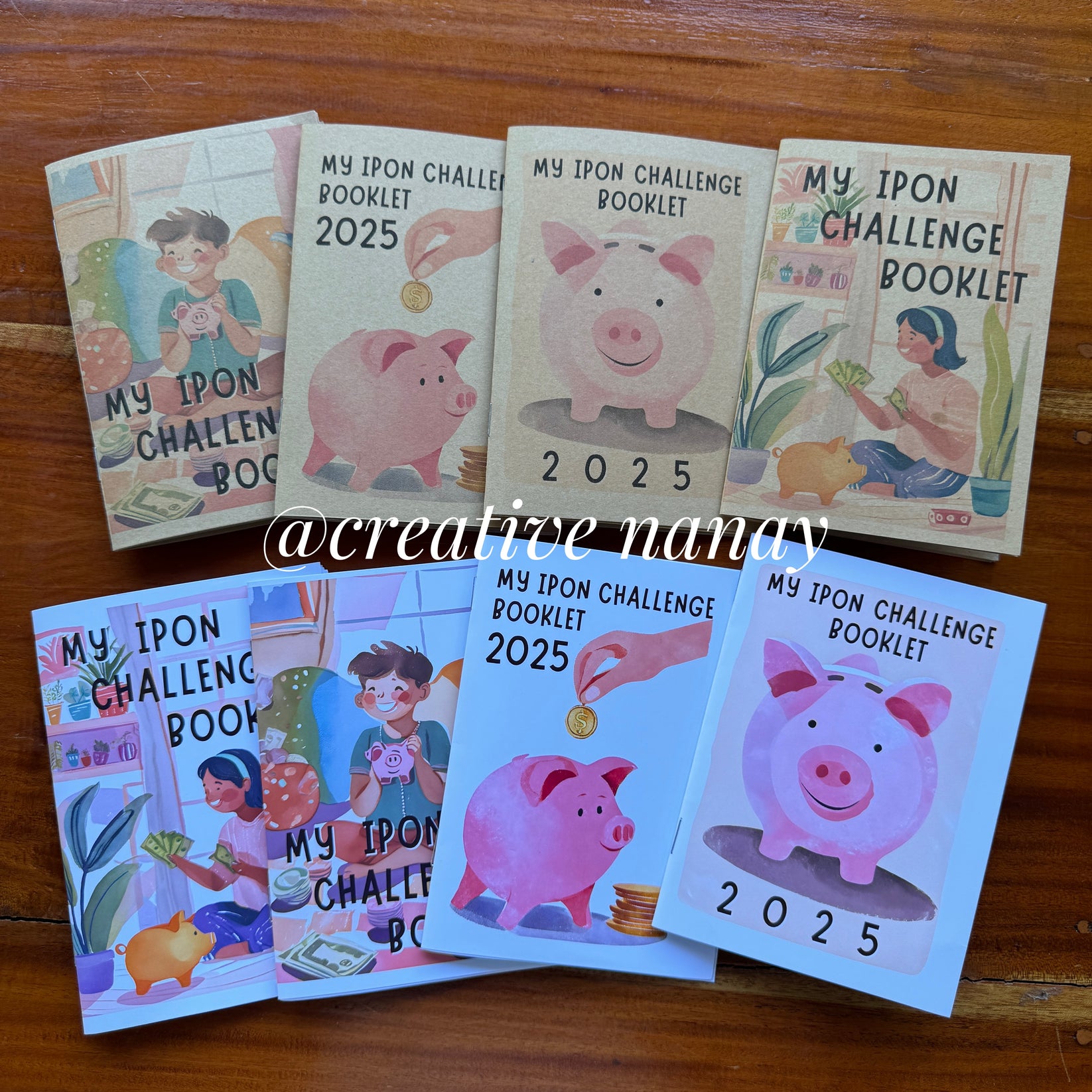 Bundle - Ipon Challenge / Savings & Expenses Tracker 2026 – creativenanay