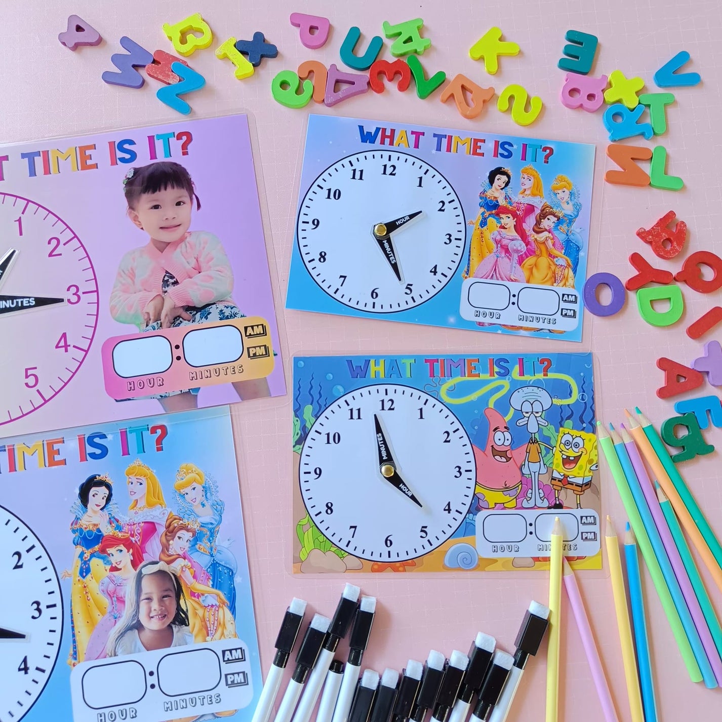 What time is it? Laminated Clock – creativenanay