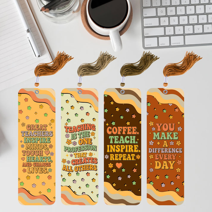 Teacher's day Retro Bookmark – creativenanay