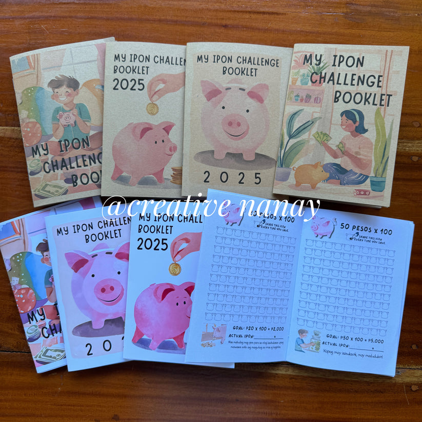 Bundle - Ipon Challenge / Savings & Expenses Tracker 2026 – creativenanay