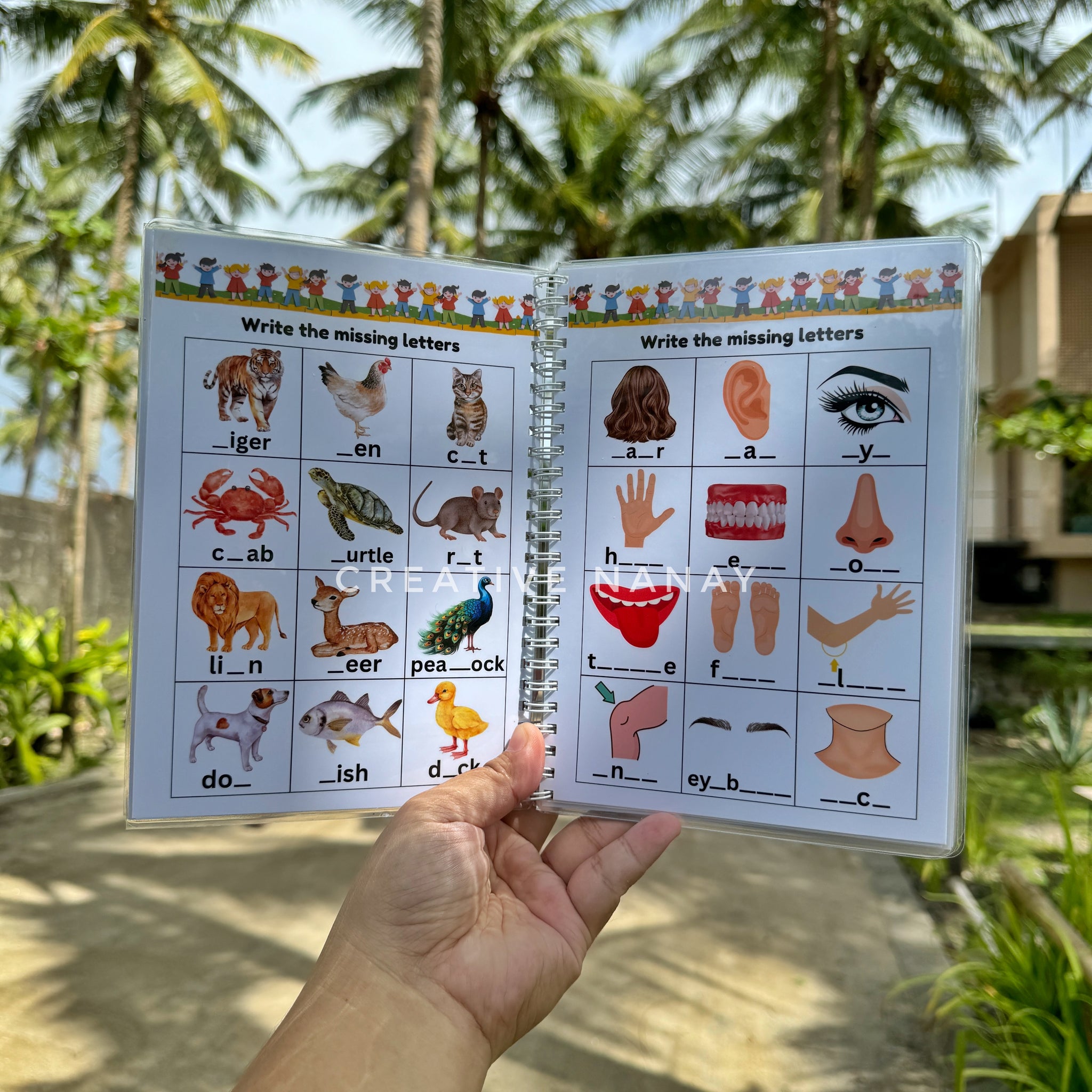 Learn to Spell (Write and Wipe) – creativenanay